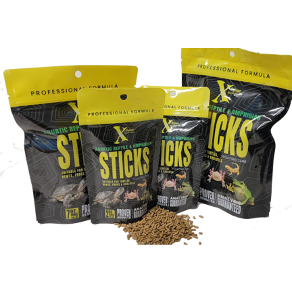 Xtreme Aquatic Reptile & Amphibian Sticks 4oz - 112g - Bag – TK Aquatics