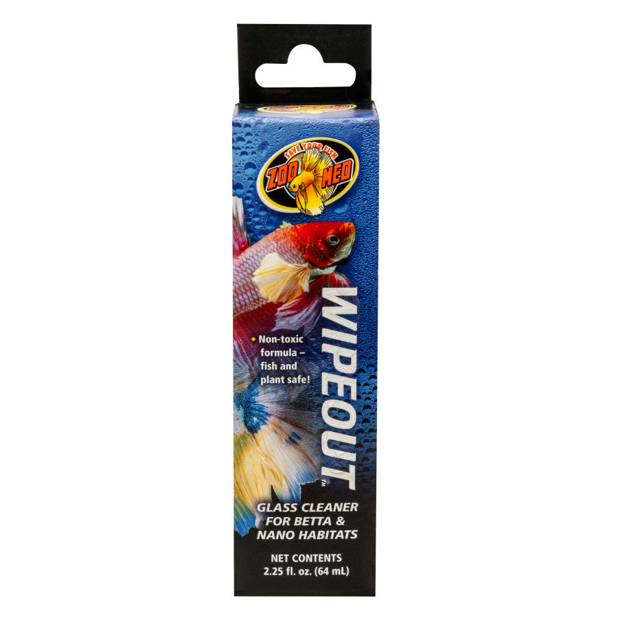 Zoo Med WipeOut Terrarium & Aquarium Glass Cleaner 2.25 oz – TK Aquatics